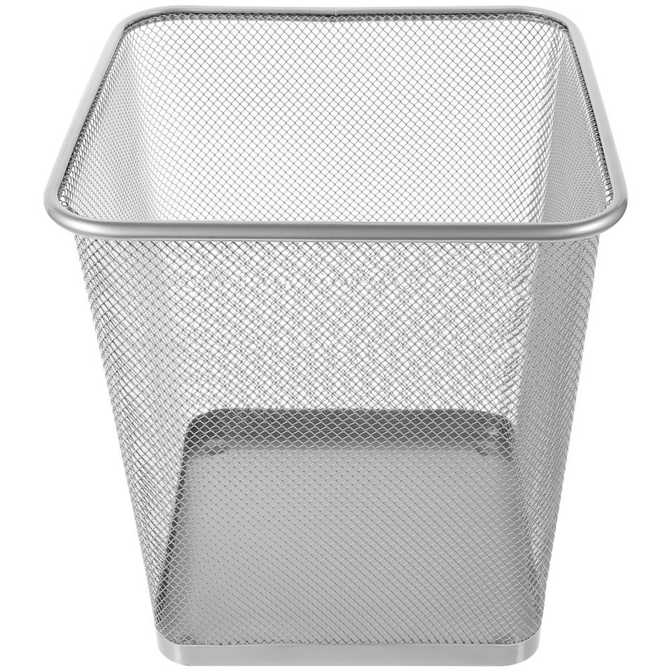 Mesh Design Ventilating Trash Bin Hollow Trash Can Bathroom Trash Can ...