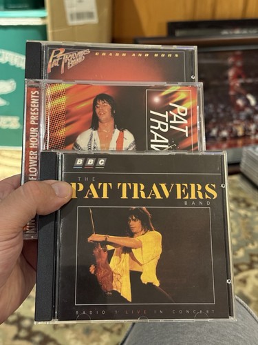 Pat Travers (3 Compact Disc Lot)Crash & Burn/King Biscuit/BBC/used ...