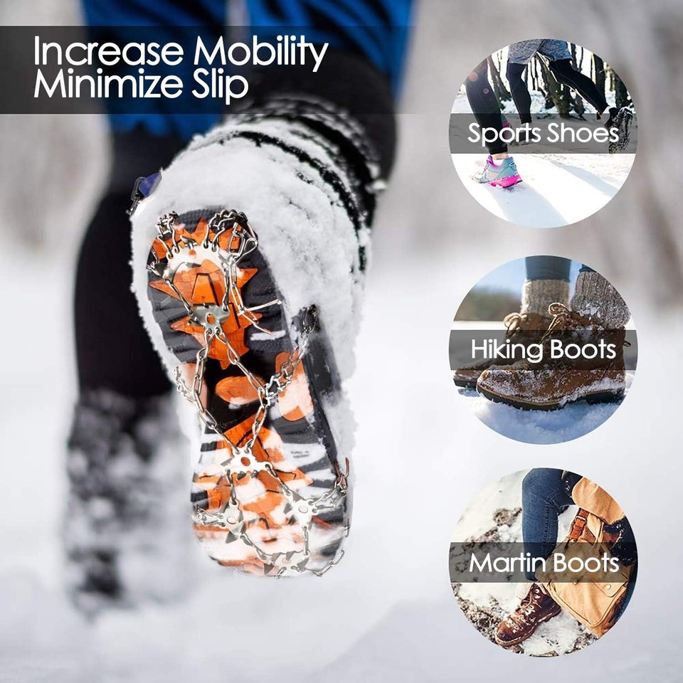Innovative Ice Cleats with 12 Durable Spikes – Superior Traction for ...