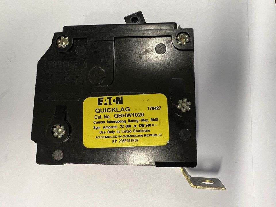 NEW TAKE OUT EATON CUTLER HAMMER QBHW1020 20 Amp Circuit Breaker | eBay