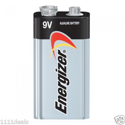 1 Energizer Max 9V batería alcalina de 9 voltios 522 6LR61 a granel ...