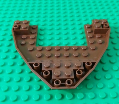*NEW* Lego Ship Hull Base Brown 10x12 Stud Bow Stern Sailing Boat ...