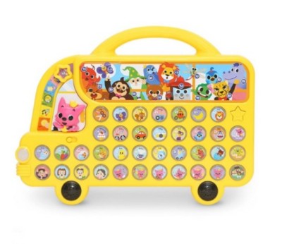 Pinkfong Learning Korean HANGUL Version Bus Play Toy Set For Baby ...