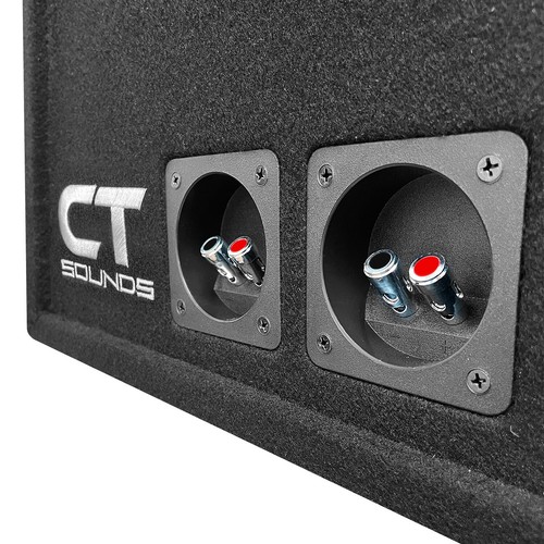 CT Sounds CT2X10 Dual 10" Kerf Port Universal-Fit Car Subwoofer Box | eBay