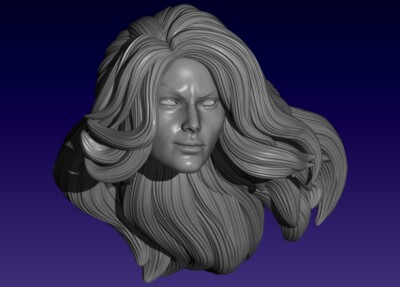 Red Sonja Warrior Barbarian custom head for 4" 6" 7" 12" Fantasy action ...