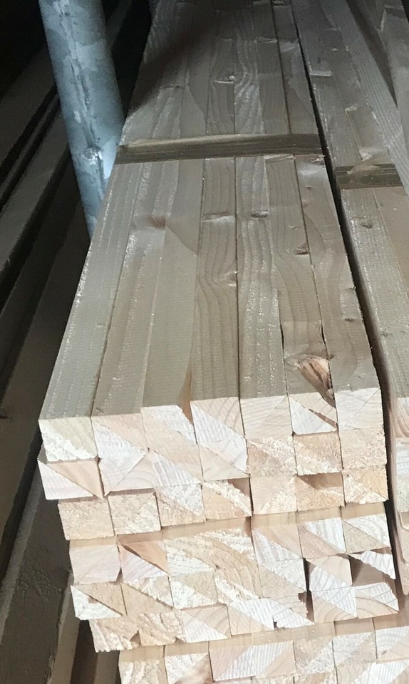 Timber Angle Fillet 25mm x 25mm x 2.4mtr Bundle of 4 - PAR Triangular ...