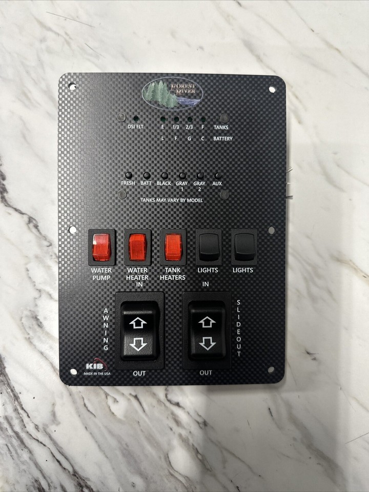RV Control Monitor Panel Tanks/Water Pump/Awning/Light/Slide KIB M2747 ...