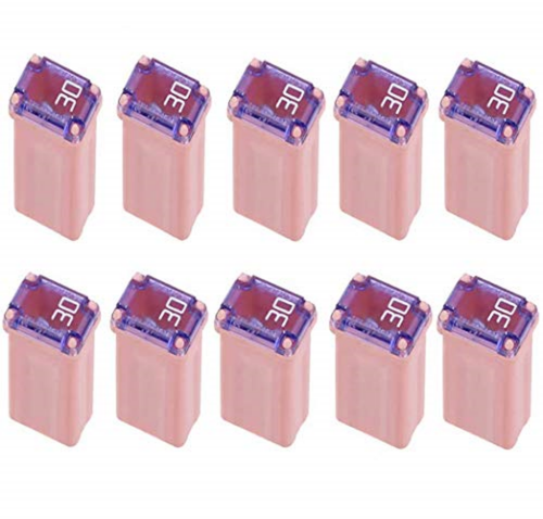 10 Pack 30Amp Micro Cartridge Fuses MCASE Type FMM MAXI Fuse Slow Blow ...