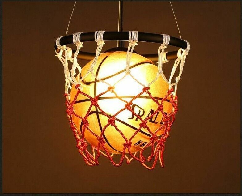 Hanging Lamp for Kids Room Basketball Pendant Lights Industrial Pendant ...