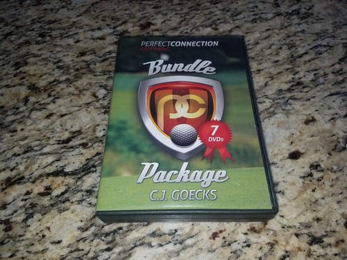 Perfect Connection Golf Swing Bundle Package 7 DVD Set C.J. Goecks OOP ...