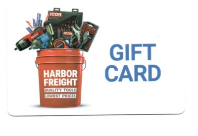 Harbor Freight Tools Bucket With Tools Gift Card No $Value Collectible ...