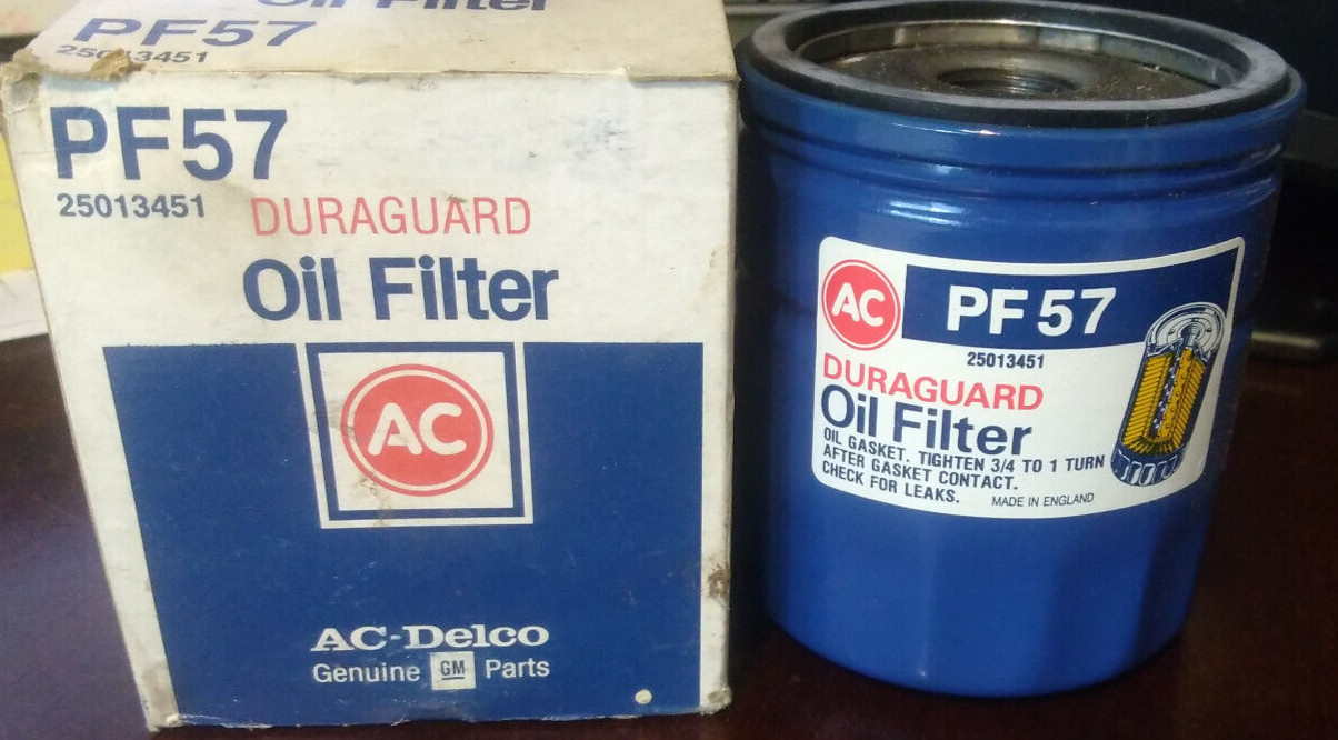 AC-Delco PF57 - cross reference oil filters | oilfilter-crossreference.com