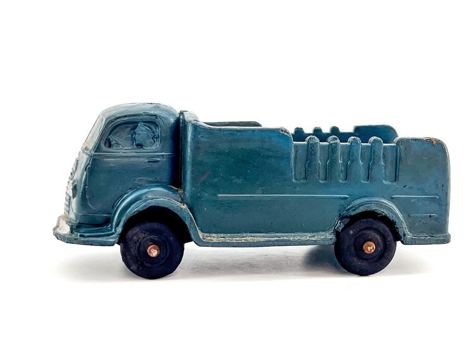 Vtg Auburn Rubber Toy Truck Blue Orig Paint 1937 International COE Man ...
