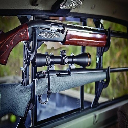 Truck Rear Window Rifle Holder Rack Vehicle Pickup Mount Back ...