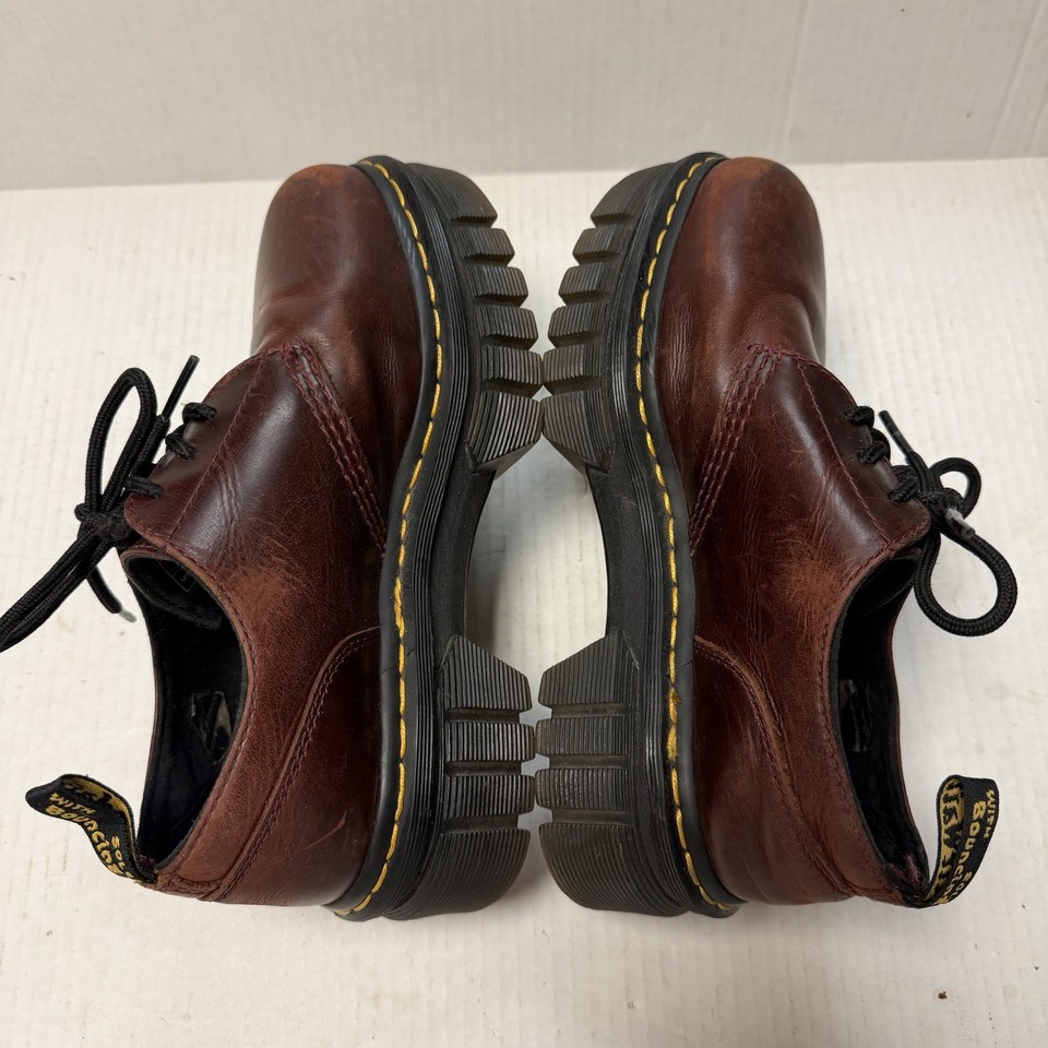 Dr Martens Women's Audrick 3-Eye Platform Shoes Chunky Brown Size 7 USA ...