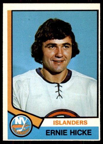 1974-75 O-Pee-Chee Ernie Hicke New York Islanders #387 | eBay