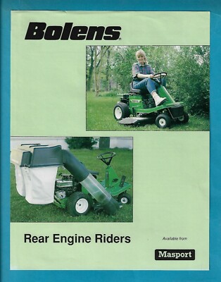 BOLENS 2128A & 2136A REAR ENGINE RIDERS BROCHURE | eBay Australia