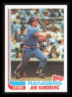 Jim Sundberg 1982 Topps #335 Texas Rangers | eBay