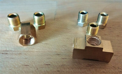 Custom Edelmann ABS Brake Line Bypass Adapter Kit 3/16" 3-Port Tee ...