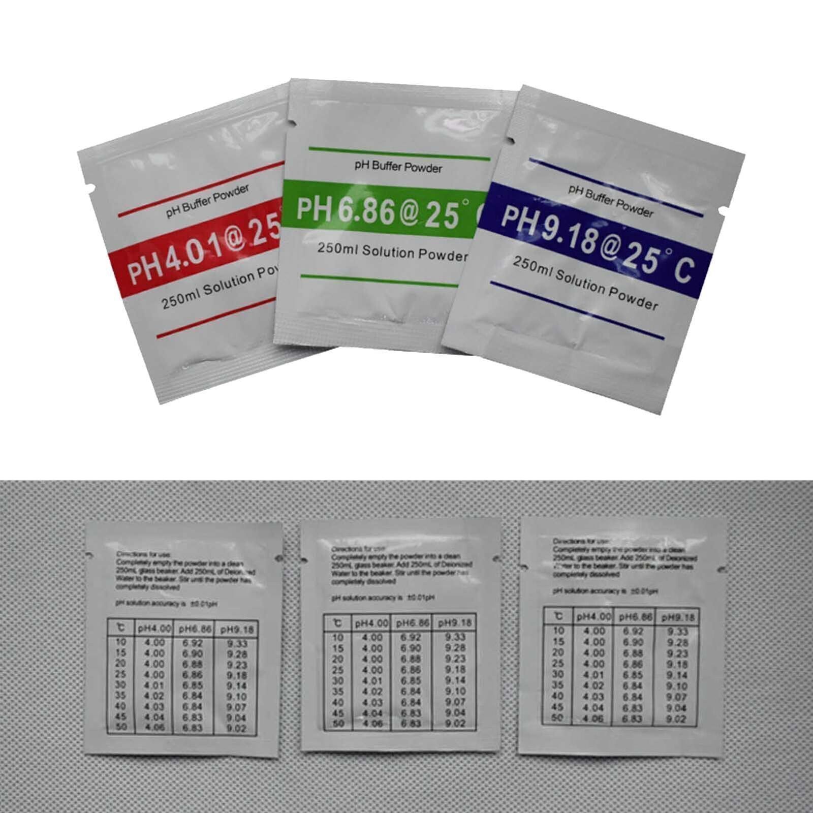 2024 15 PACK PH BUFFER SOLUTION POWDER PRECISE CALIBRATION - pH 4.01/6. ...