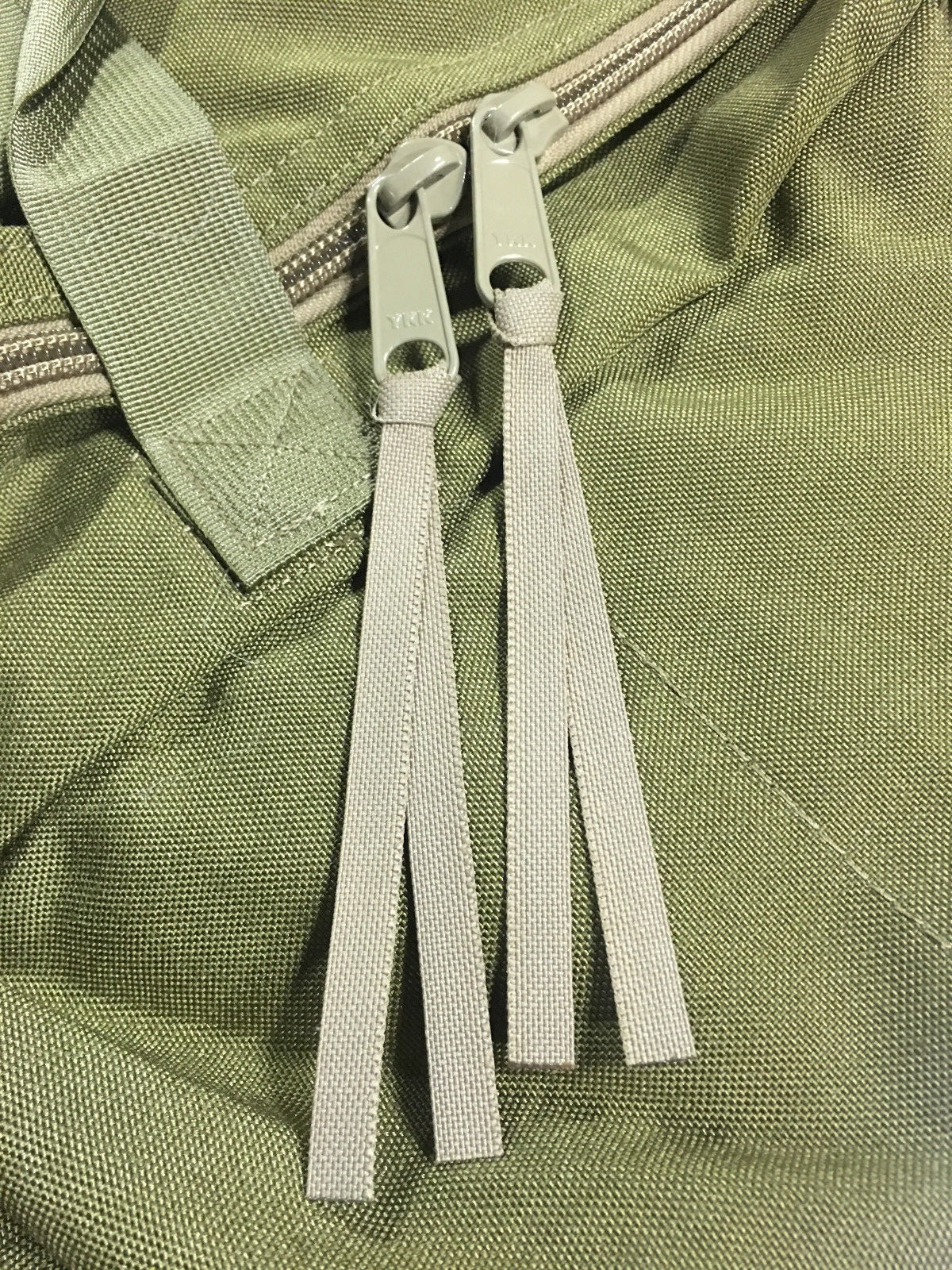 YKK Zipper Pull Webbing - Thong 3/8" - KHAKI, RANGER GREEN, SANDSTONE ...