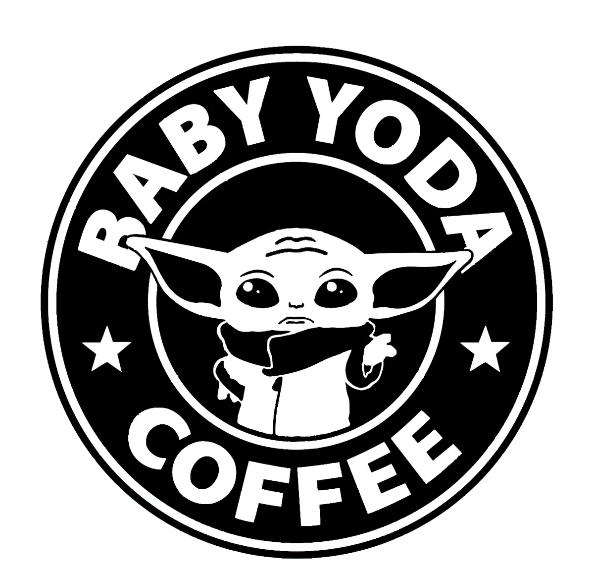 Yoda Head Decal