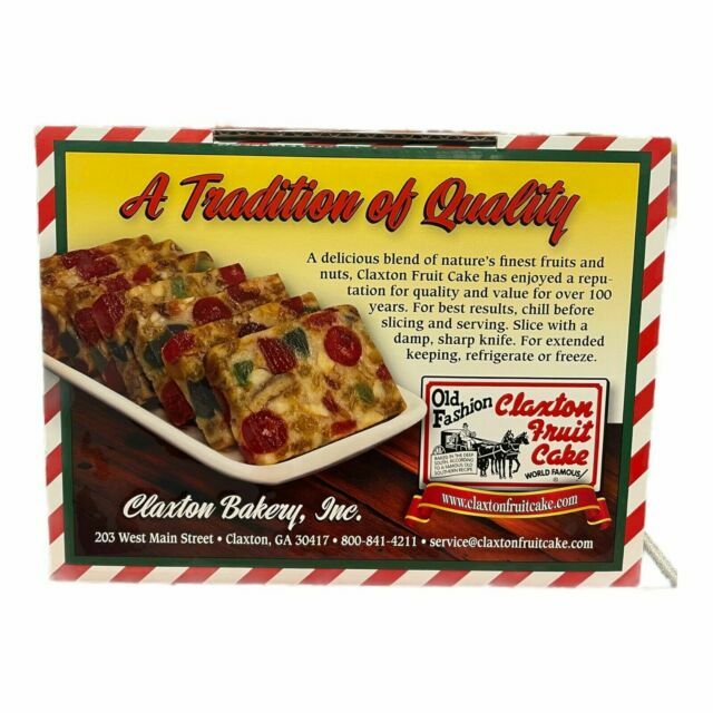 Claxton Bakery Old Fashioned Fruit Cake - 3 Pack for sale online | eBay