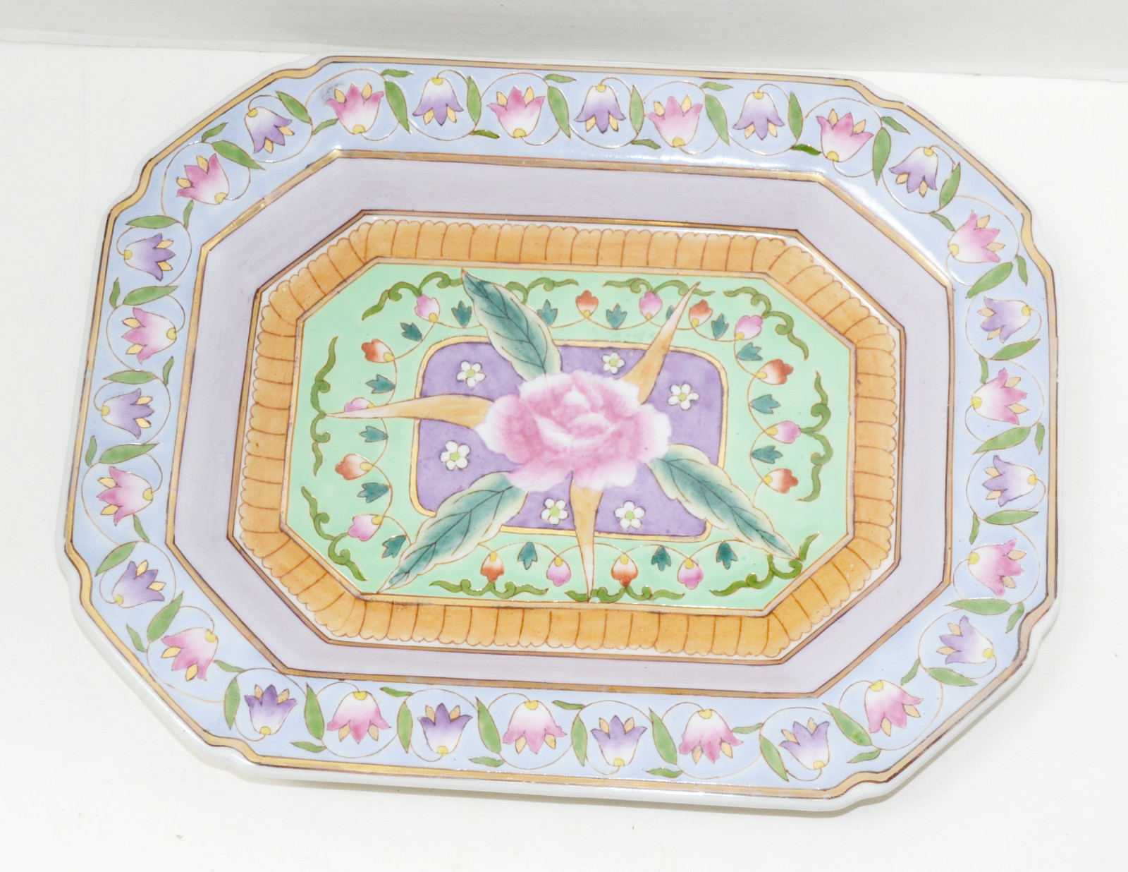 YOU XIAN JU JIANZHI Porcelain Dish Plate Tray Trincket Floral | eBay