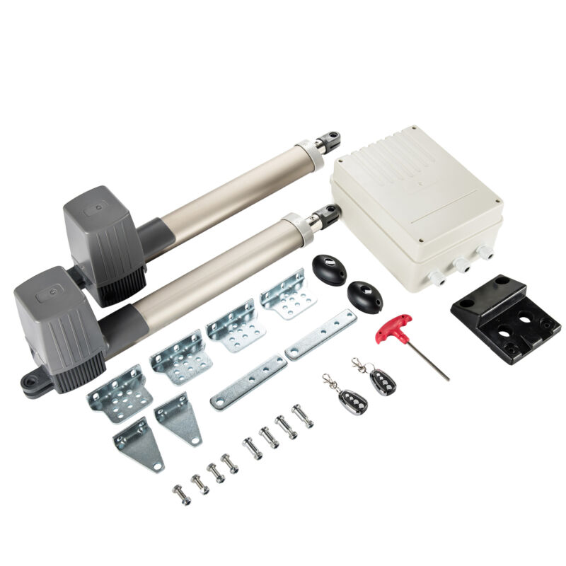 Swing Gate Opener Electric Operator Double Arms Remote Control Door ...