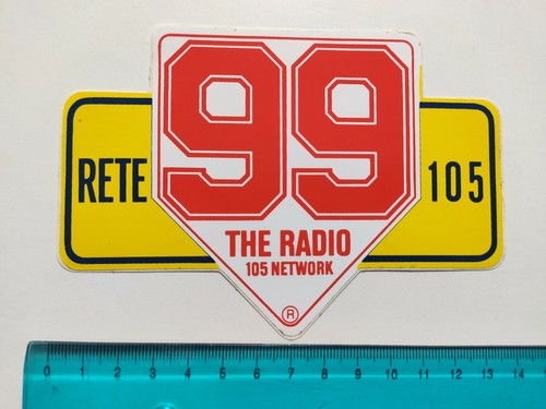 Adhesive Net 105 The Radio 99 Years 80s Sticker Autocollant Vintage ...