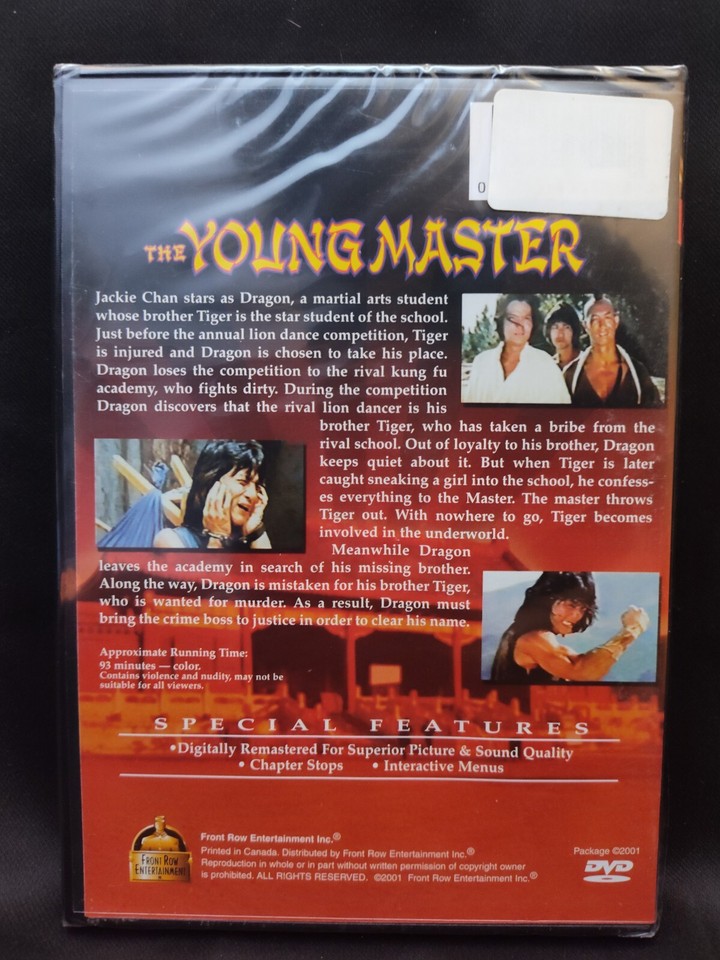 The Young Master (DVD, 1980) JACKIE CHAN 24543115632| eBay