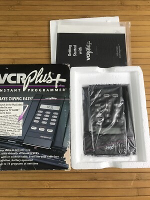 NOS VCR Plus + Instant Programmer - GemStar - | eBay