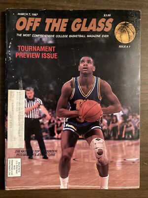 Off the Glass basketball magazine March 1987 tournament preview issue ...