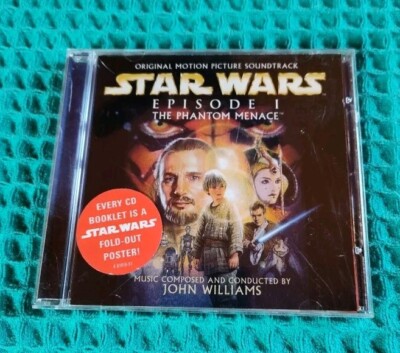 Star Wars Episode 1 The Phantom Menace Movie Soundtrack,Poster Booklet ...