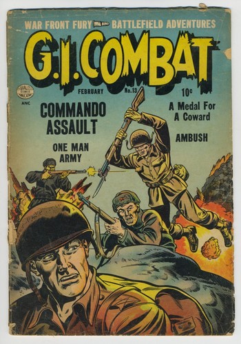 G.I. COMBAT #13 OUR ARMY AT WAR #29 33 QUALITY DC War Comics | eBay