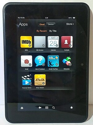 Amazon Kindle Fire X43Z60 HD 7eReader 2nd Generation Excellent ...