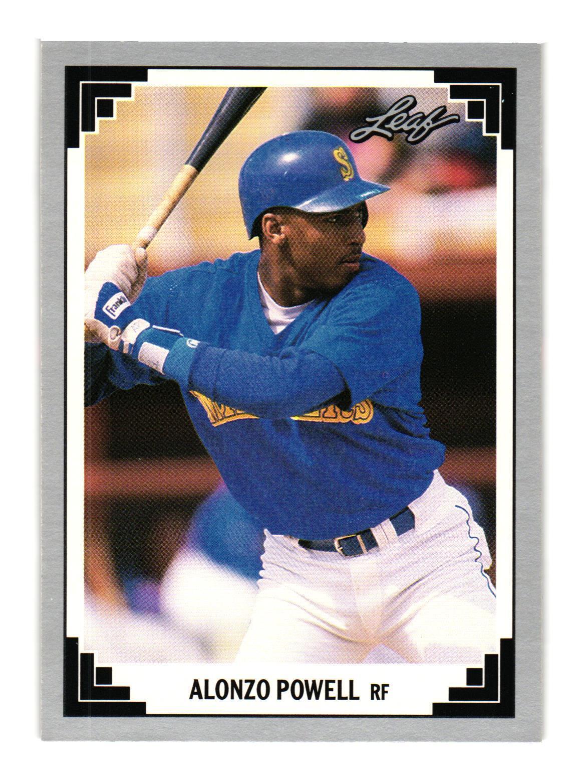 1991 Leaf #521 Alonzo Powell Seattle Mariners | eBay