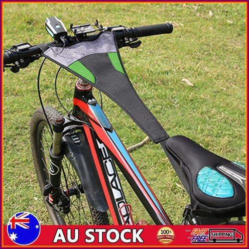 Indoor MTB Road Bike Trainer Frame Bicycle Sweat Cover Guard Net (Green ...