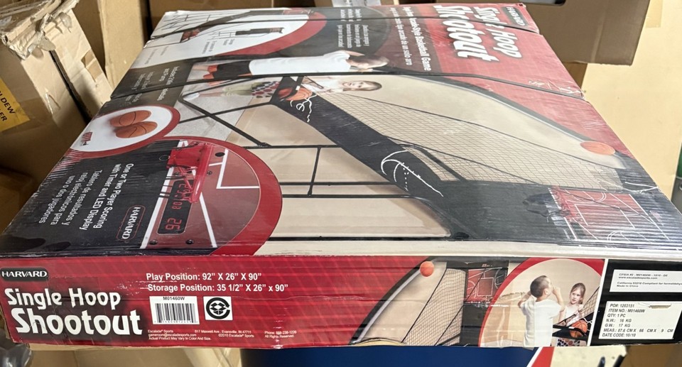 HARVARD Single Shoot Out Basketball Pop A Shot | eBay