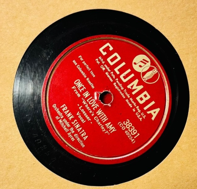 Frank Sinatra 10" Columbia 78 RPM Record Binder Lot Early Classics, CL ...