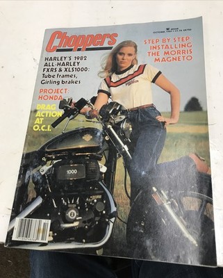 Choppers Magazine October 1981 Number 6 Good Shape | eBay