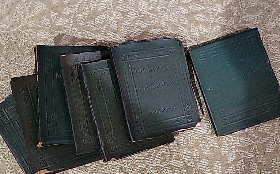 Your Choice Little Leather Luxart Library Books 1920's REDCROFT EDITION ...