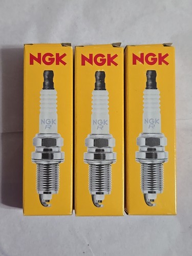 3 Pack Genuine NGK 2015 Spark Plug Solid Tip BPR2ES John Deere Kawasaki ...