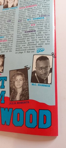 BOP Magazine April 1991 New Kids Block Tiffany Paula Abdul Vanilla Ice ...