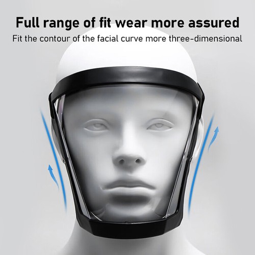 Work Protection Mask Transparent Facial Protector Face Tools Full Face ...