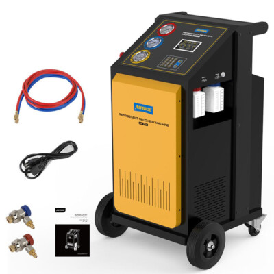 Fully Automoatic A/C Refrigerant Filling Machine Recovery Recycling ...