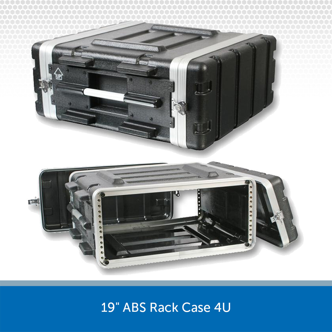 19" ABS Rack Case | 2U 3U 4U 6U 8U 10U | Flight Case Rack Mount ...
