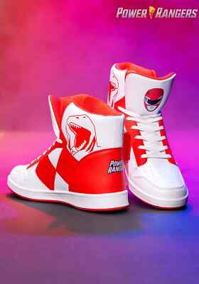 Costume Inspired Red Power Rangers Sneakers | eBay