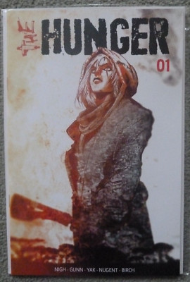 HUNGER #1..GUNN/YAK KICKSTARTER..COMIC BOOK DEALER 2022 1ST PRINT..VFN+ ...