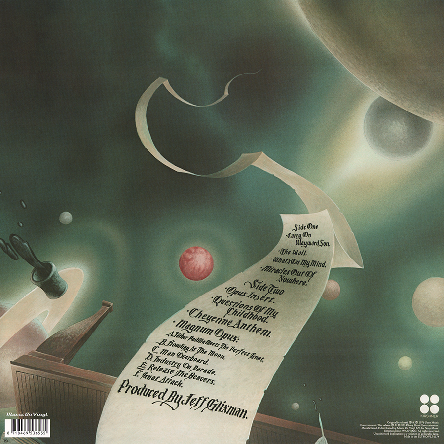 Kansas ~ Leftoverture (1976) 12" VINYL RECORD LP 2014 Music On Vinyl ...